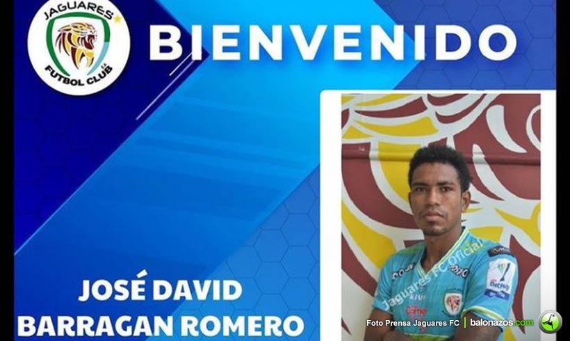 José Barragán firmó con el Jaguares de Córdoba de Colombia